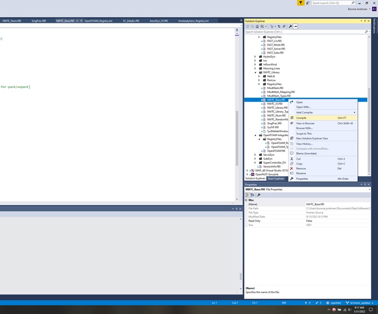Building errors with VS 2019 under Windows · Issue #985 · OpenFAST ...