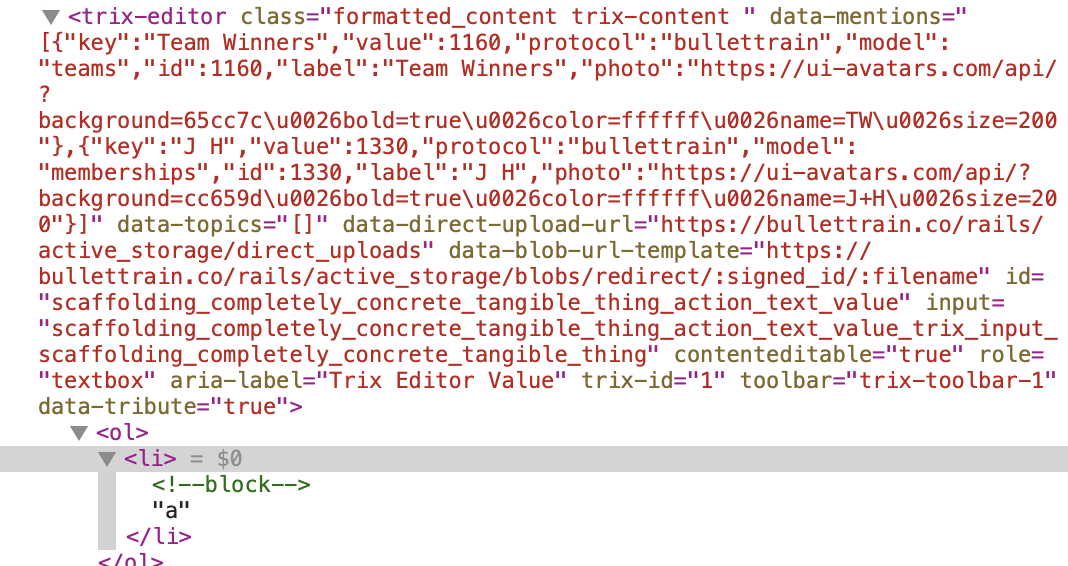 Trix Editor HTML listings not displaying properly · Issue #150 · bullet-train-co/bullet_train ...