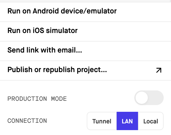 Unable To Set Dev Mode Using Exp Cli · Issue 1019 · Expoexpo · Github