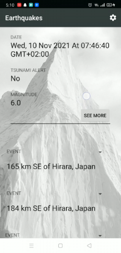 GitHub - farida752/earthquakes: Android app uses networking concepts ...