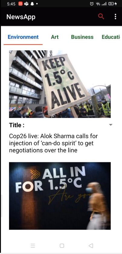 GitHub - farida752/News-App: Android app uses networking concepts , recyclerView , shared ...