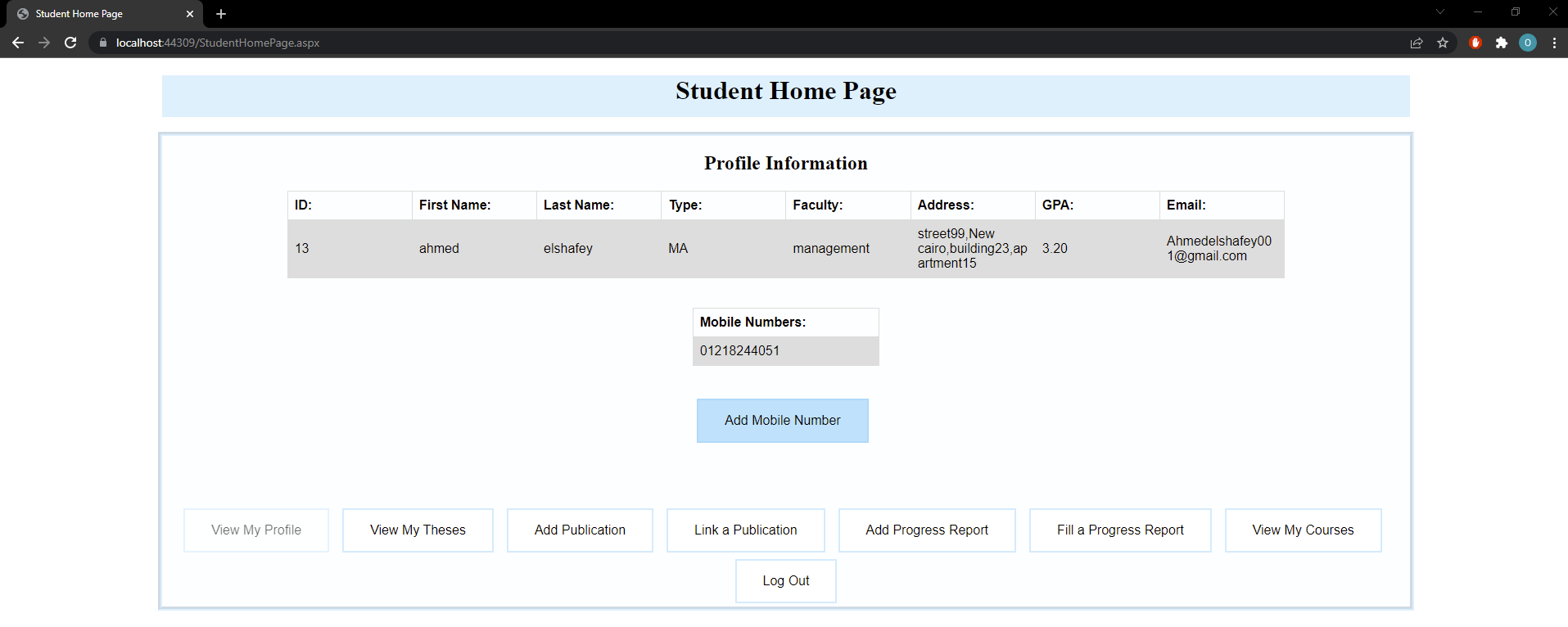GitHub - AhmedKayed/PostGrad-Office-Database-WebApp