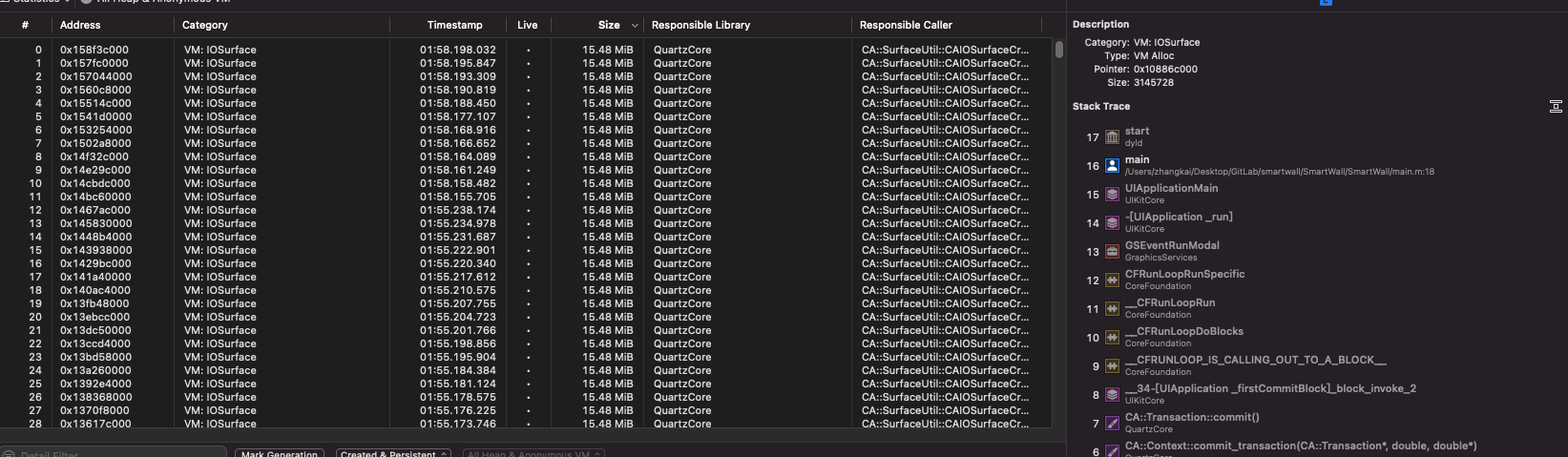 iOS Use FlutterPlatformView found that IOSurface didnot dealloc · Issue #96731 · flutter/flutter ...