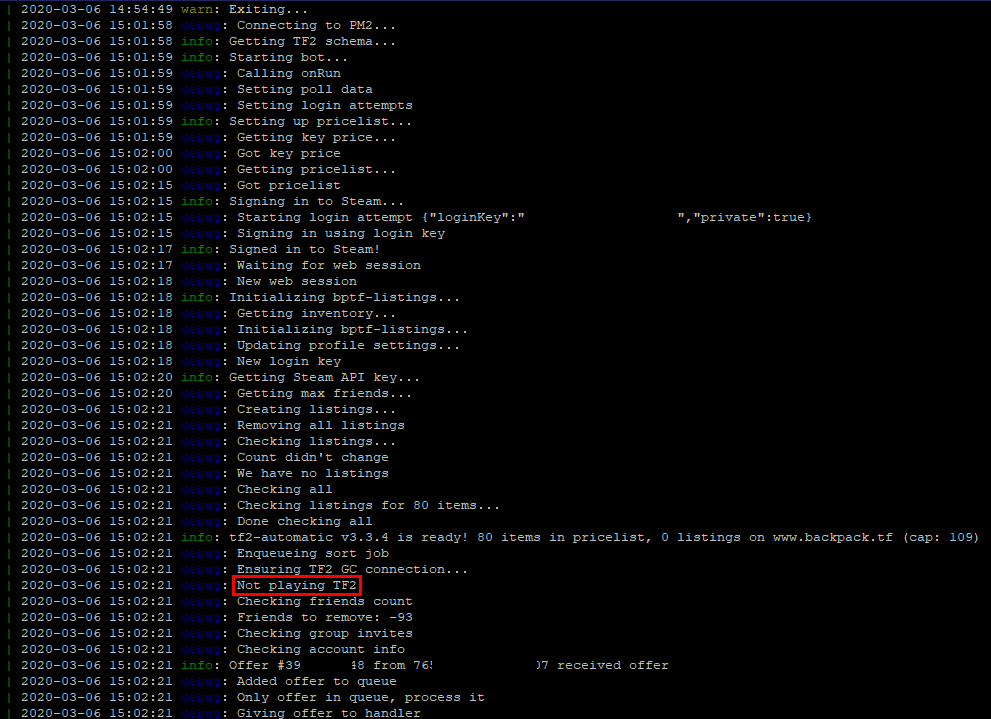 Does not smelt metal · Issue #367 · Nicklason/tf2-automatic · GitHub