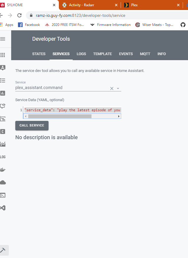 need to rename services.json to services.yaml · Issue #3 · maykar/plex_assistant · GitHub