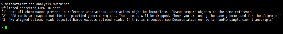 Incomplete result from minimap2-aligned bam files · Issue #395 · GoekeLab/bambu · GitHub