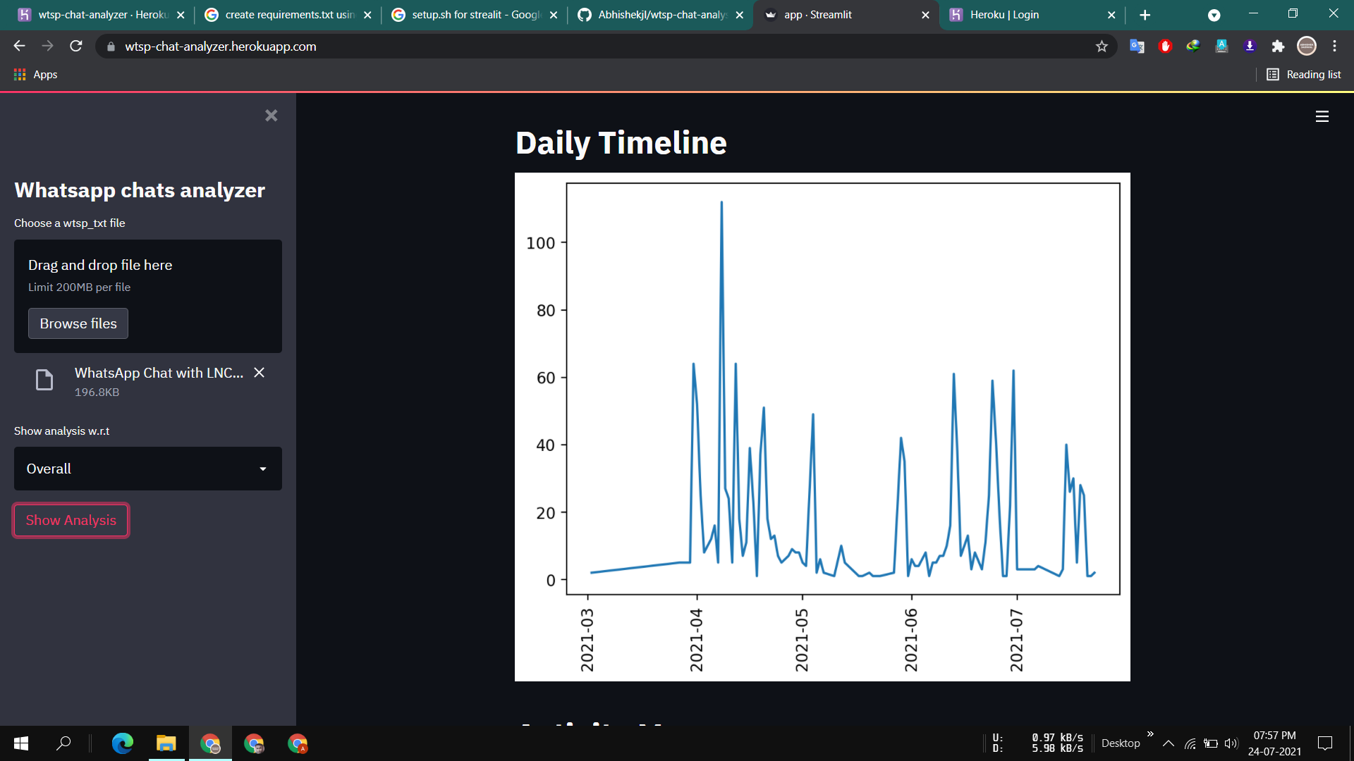 GitHub - Abhishekjl/wtsp-chat-analyser-web: this is a web app build and ...