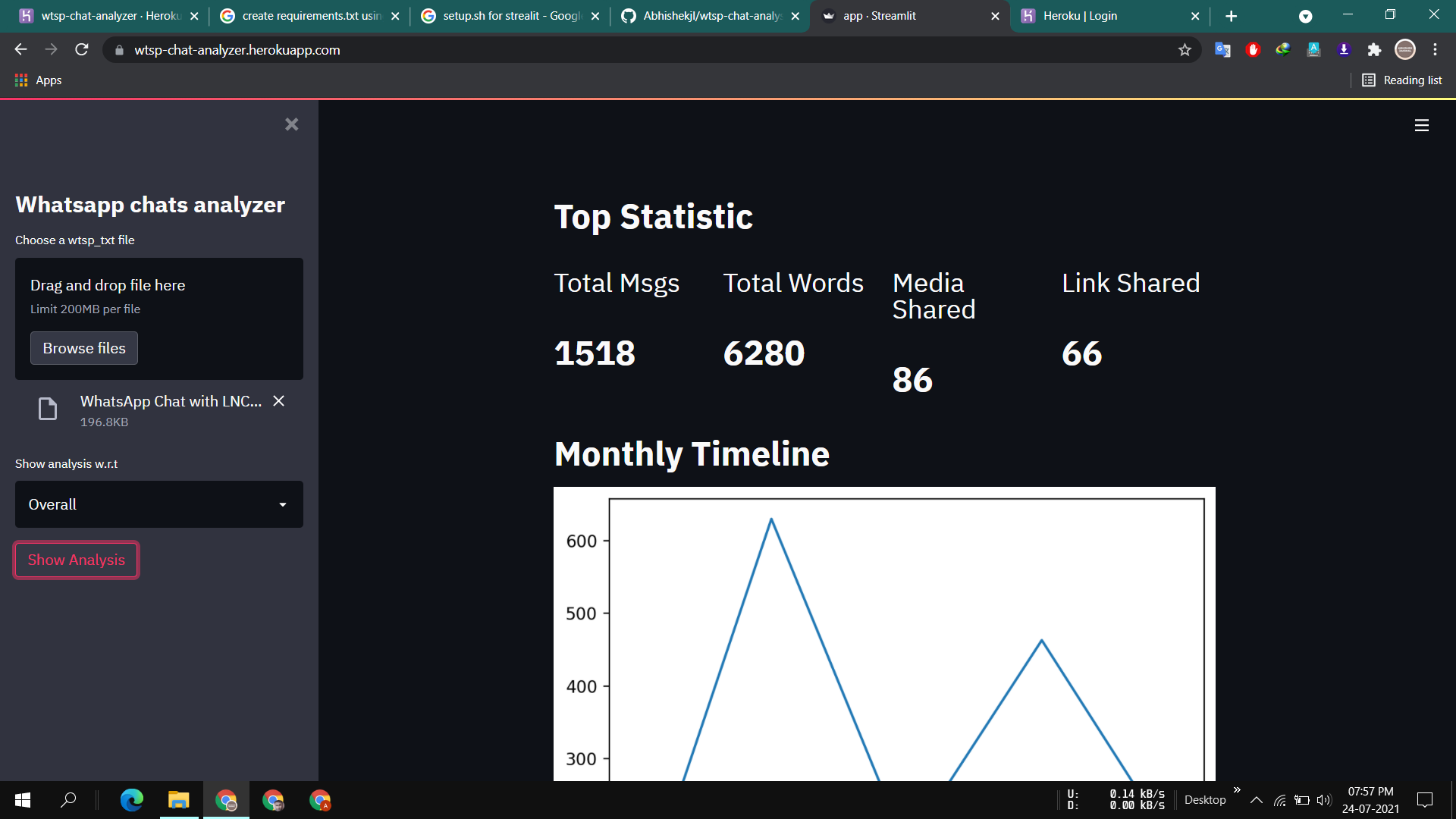 GitHub - Abhishekjl/wtsp-chat-analyser-web: this is a web app build and ...