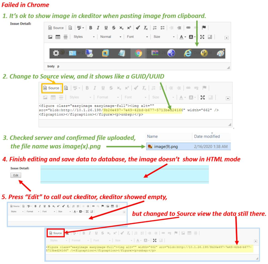 Paste image function worked in IE11, but failed in Chrome (77.0.3865.120). · Issue #3861 ...