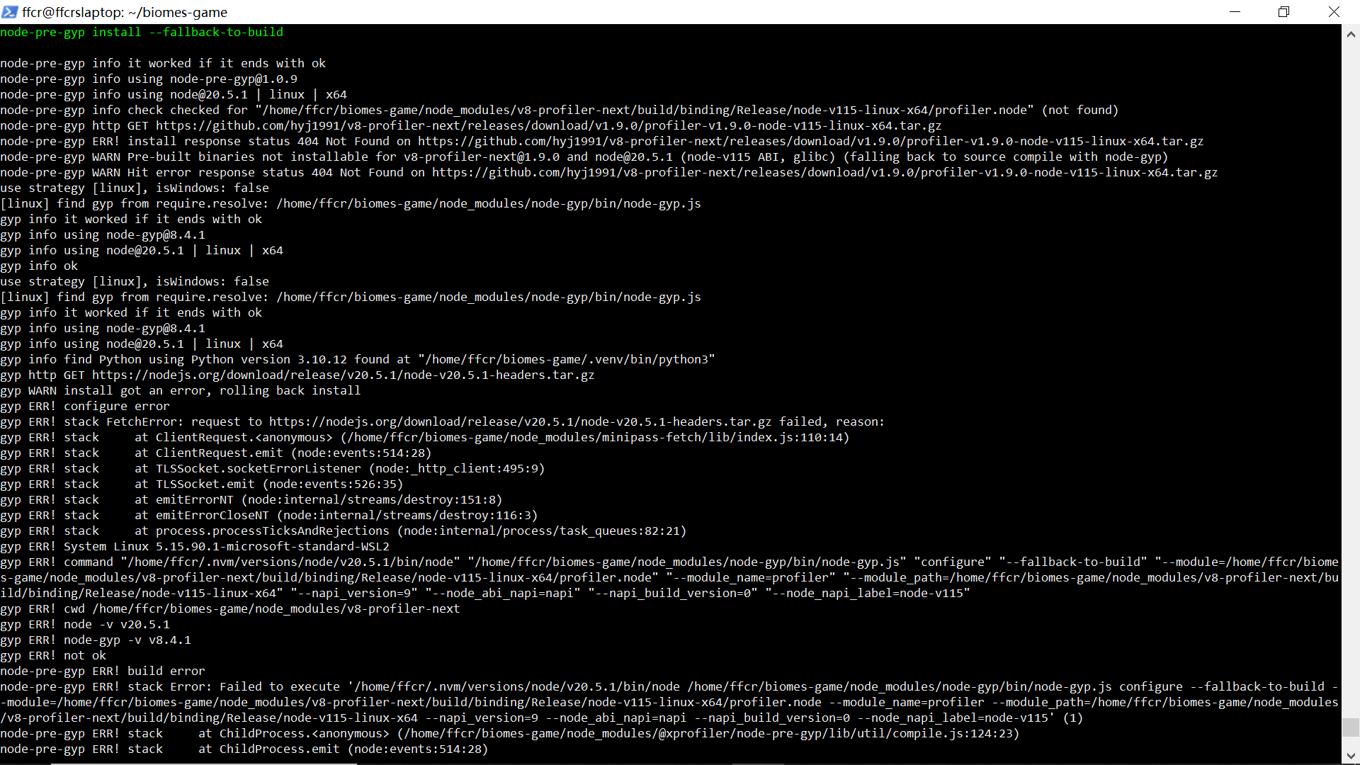 Cannot Play · Issue 46 · Ill Incbiomes Game · Github