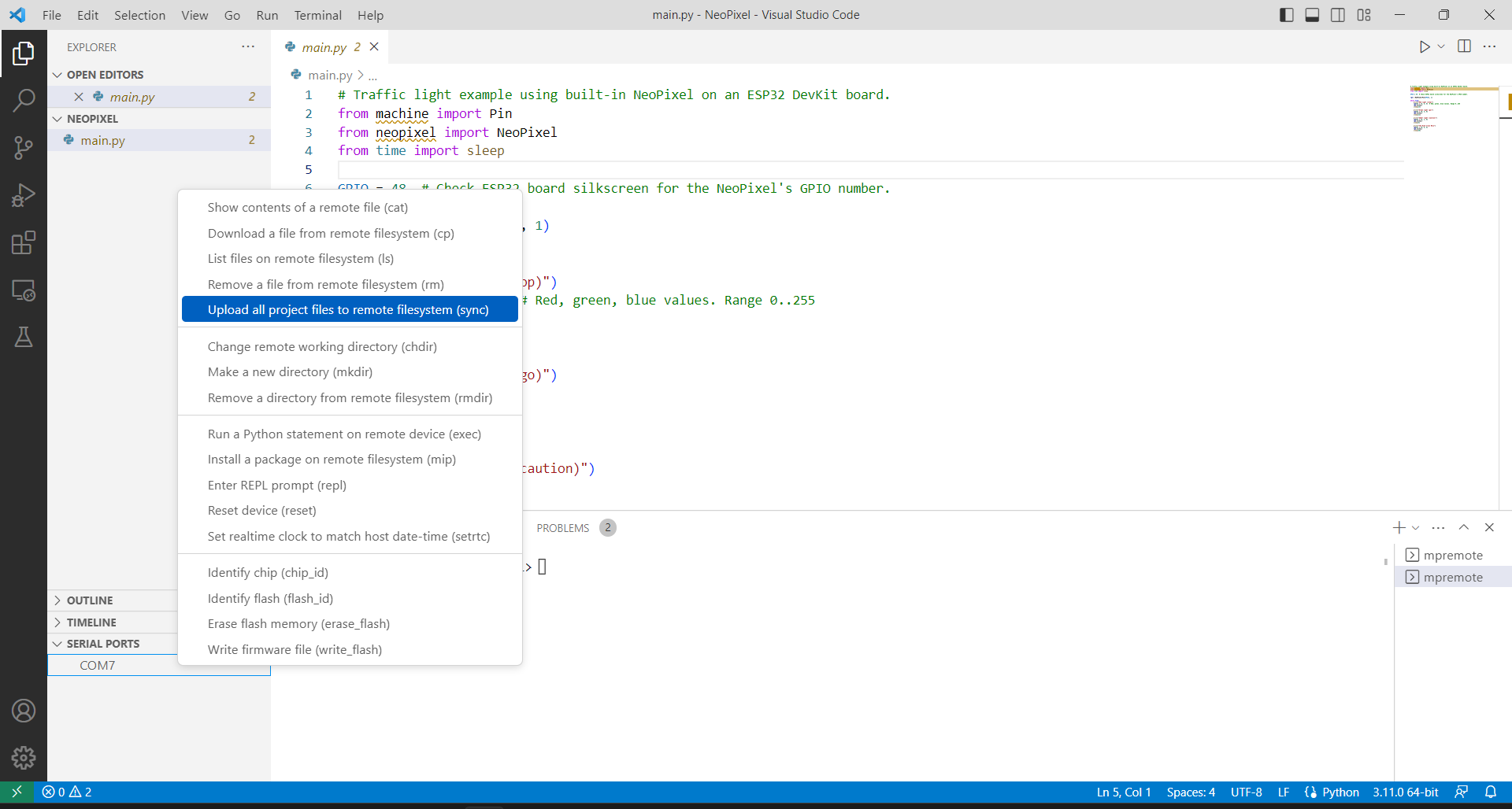 Visual Studio Code Extension for MPRemote · micropython · Discussion #11614 · GitHub