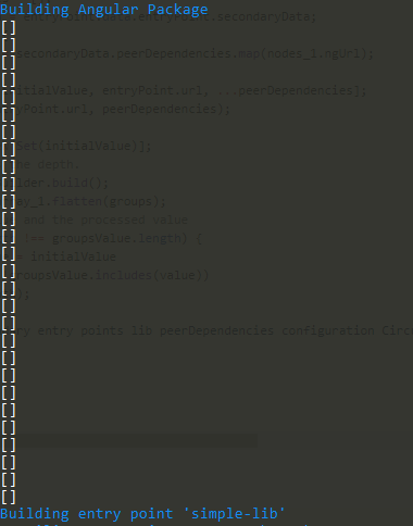 Whether you can add a secondary entry depends on the dependency list · Issue #1337 · ng-packagr ...