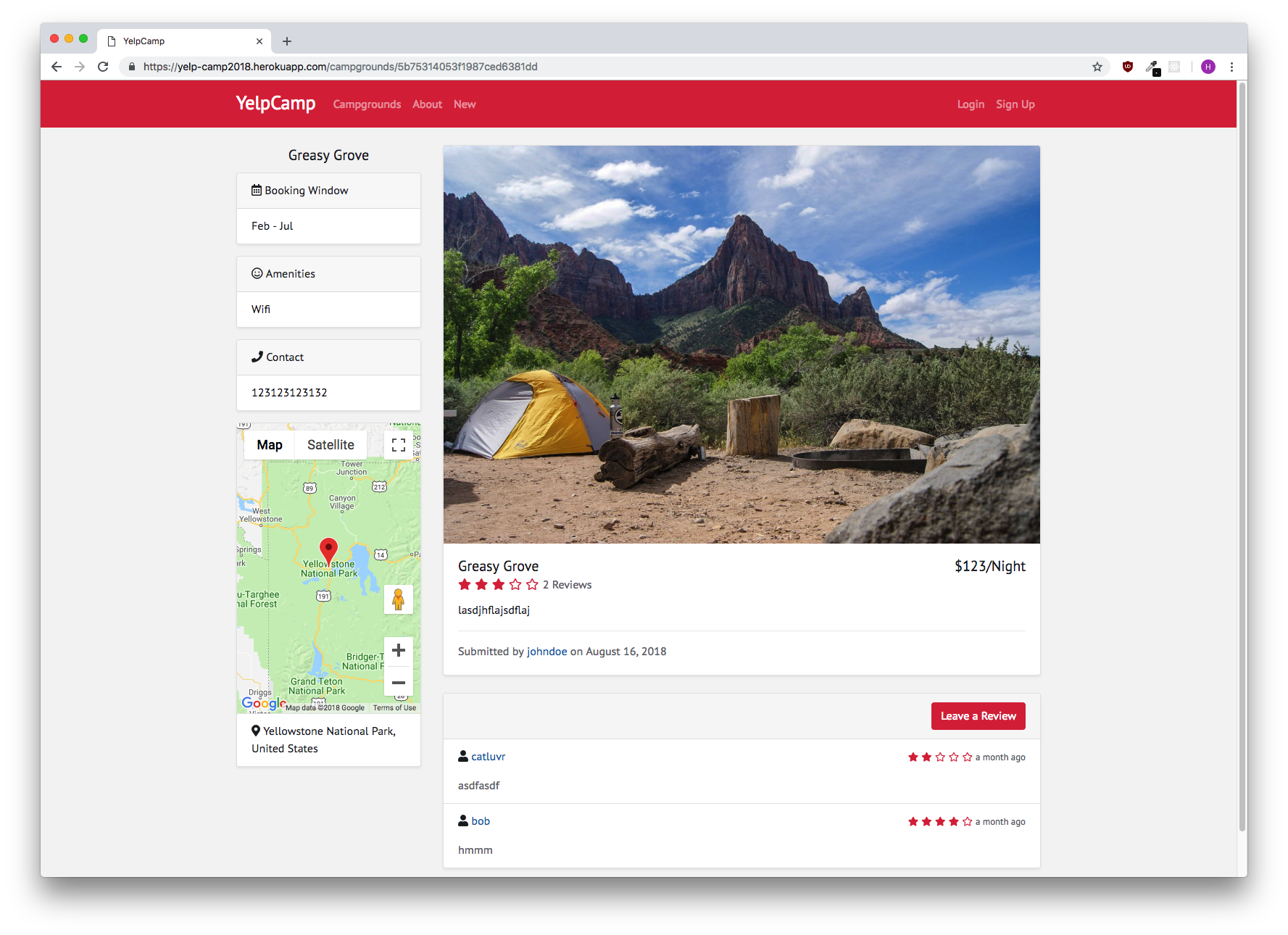 GitHub - devrana4/YelpCamp
