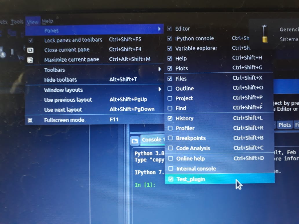 Does not show third party plugin title in Panes on Spyder 5.0.1 · Issue ...