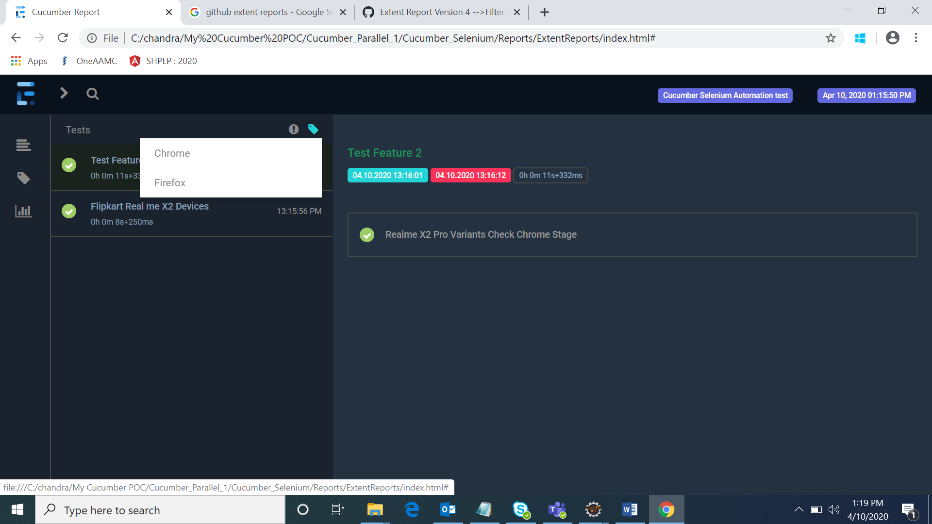 Extent Report Version 4 -->Filter by category is not working in Dashboard · Issue #138 · extent ...