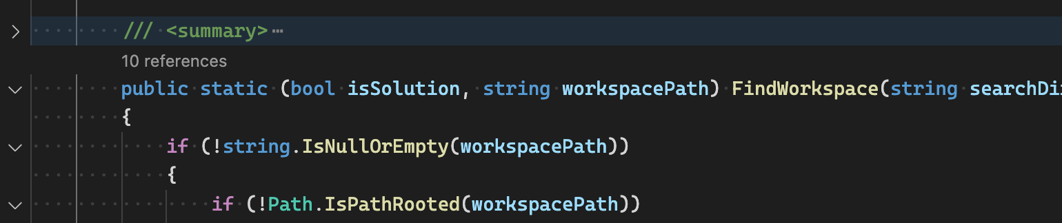 Color and folding problems when inserting XML document text with ...
