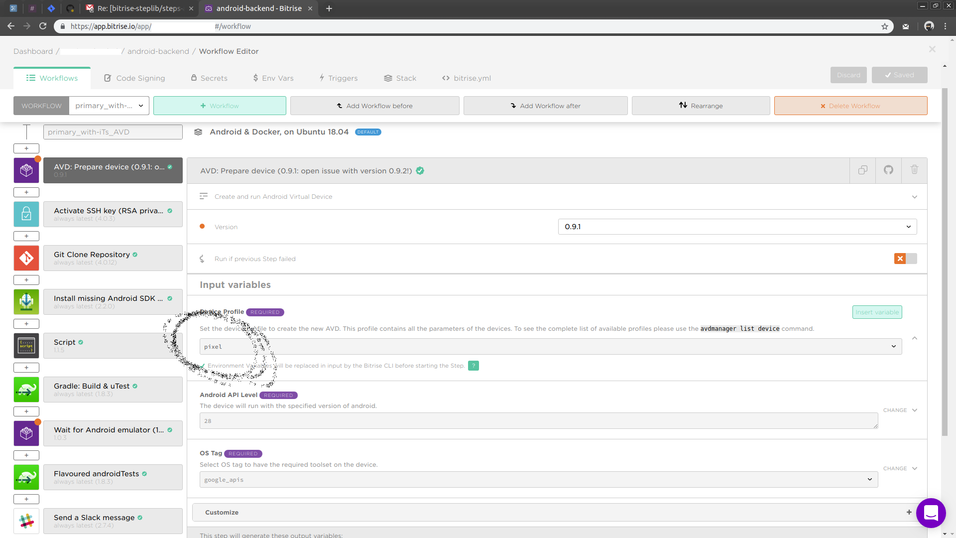 Unstable AVD? · Issue #6 · bitrise-steplib/steps-avd-manager · GitHub