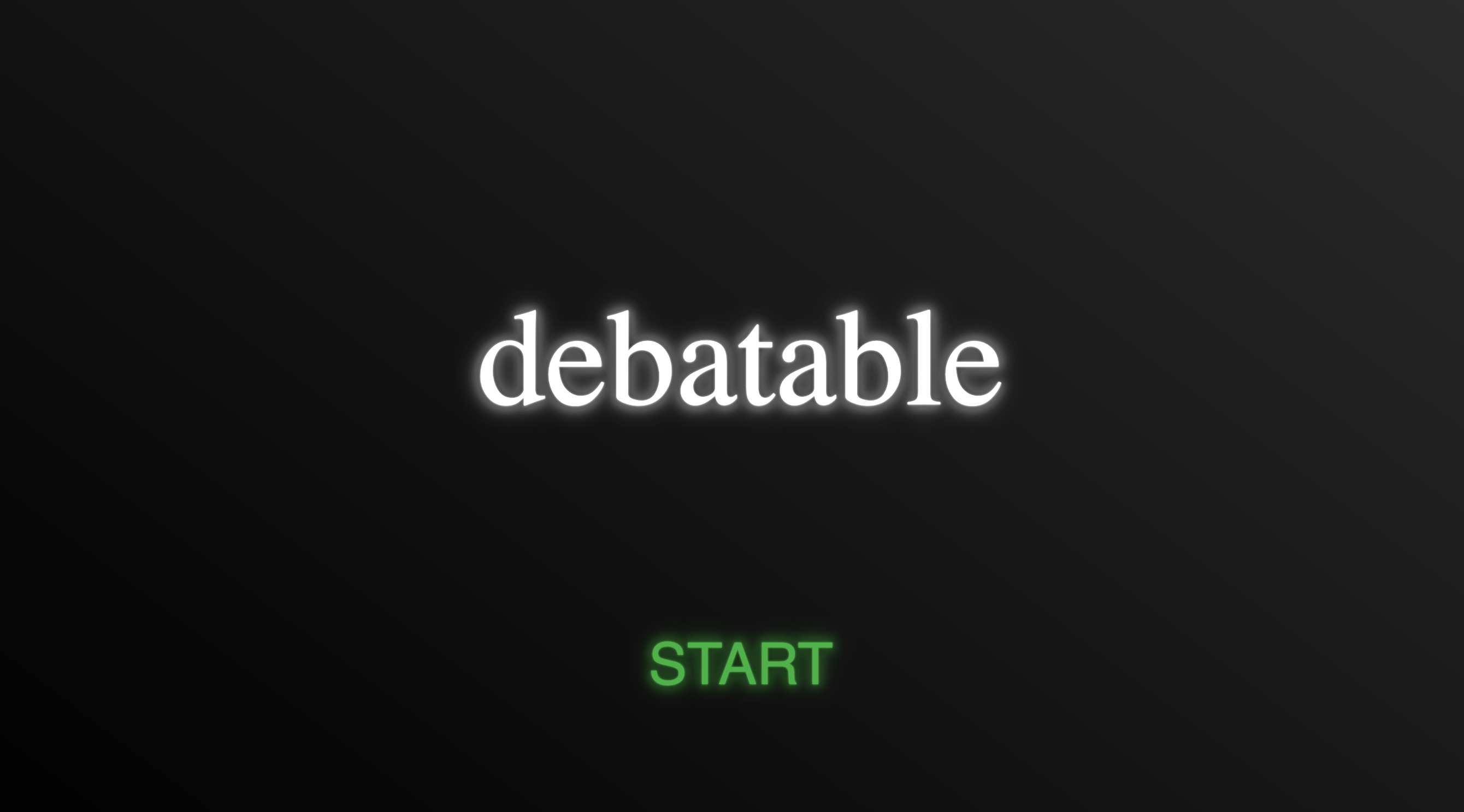 GitHub - Charles-Wefso-Turing-Projects/debatable