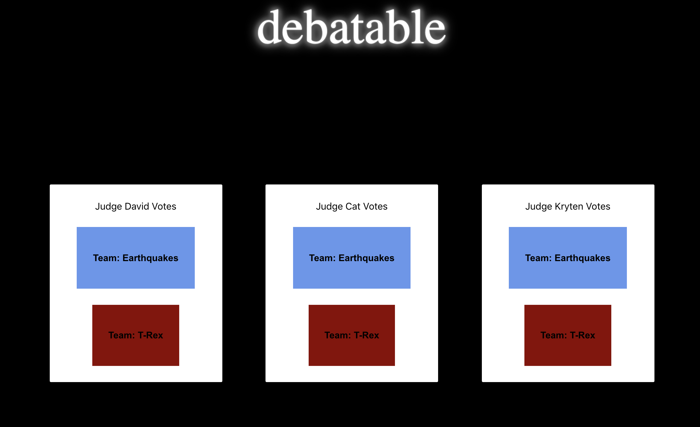 GitHub - Charles-Wefso-Turing-Projects/debatable