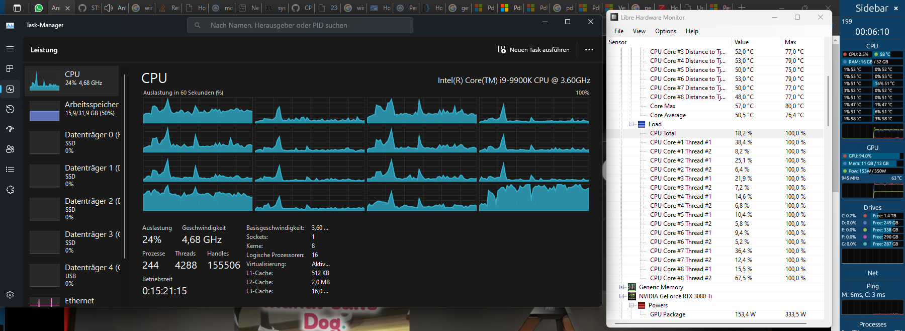 CPU Usage to low in win 11 · Issue #968 · GuillaumeGomez/sysinfo · GitHub