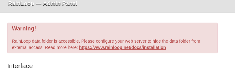 RainLoop data folder is accessible · Issue #63 · pierre-alain-b/rainloop-nextcloud · GitHub