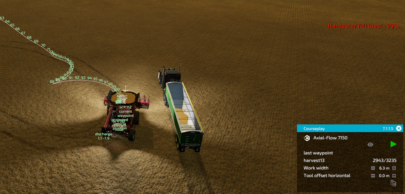 [BUG_SP] Combine Self-Unload wrong positioning. · Issue #2067 · Courseplay/Courseplay_FS22 · GitHub