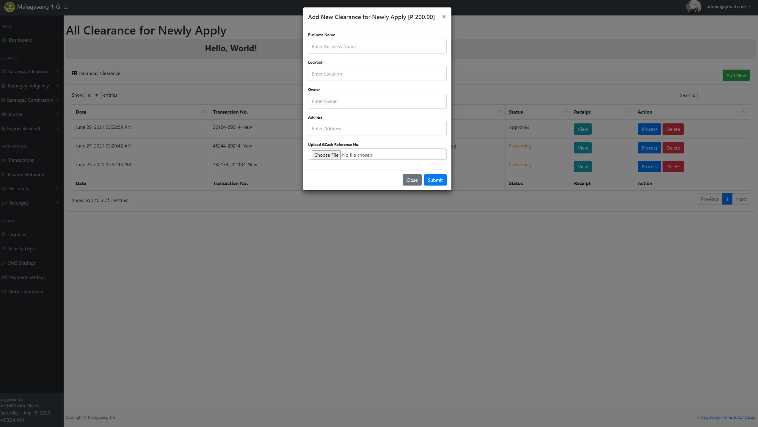 GitHub - kimmartelolives/brgy-management-information-system-sms-core-php: Barangay MIS with SMS ...