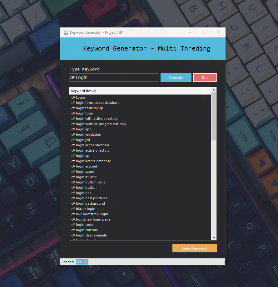 GitHub - am-523/Multi-Keyword-Generator