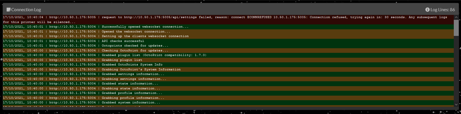 OctoFarm gets progressively sluggish with use, and must be sudo reboot every few hours. · Issue ...