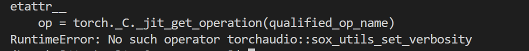 Pytorch Version Issue(Torchaudio) · Issue #732 · speechbrain/speechbrain · GitHub