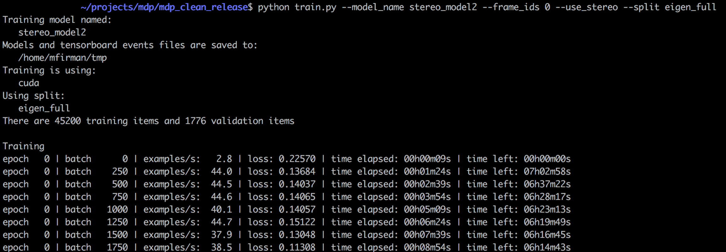 Speed up the training process · Issue #2 · nianticlabs/monodepth2 · GitHub