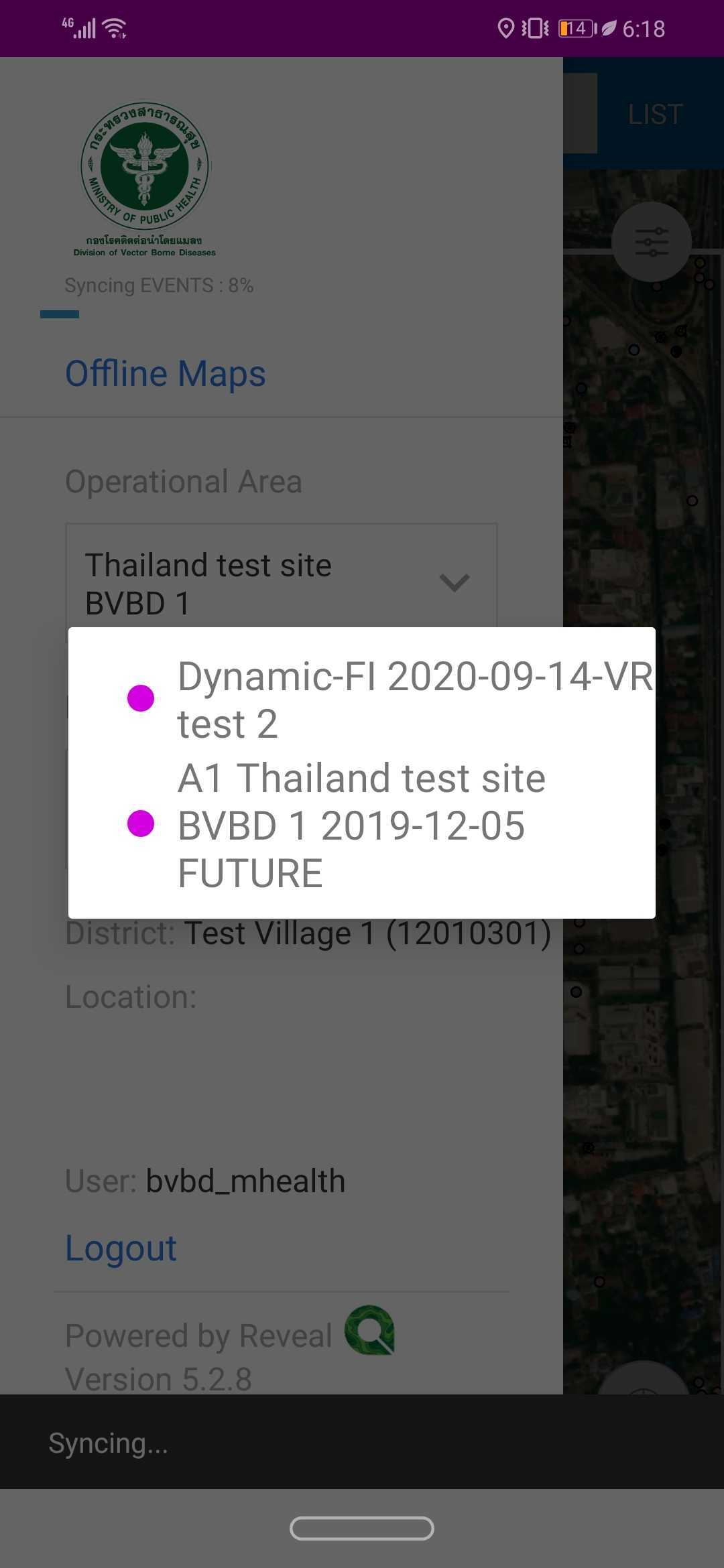 THAI- The drill down on the plan moves from the hamburger menu to the map section(floating over ...