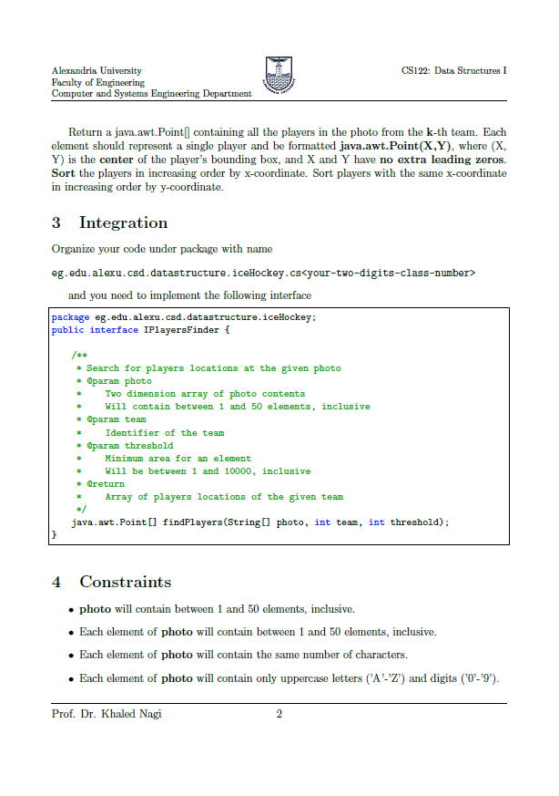 GitHub - AmrMomtaz/IPlayersFinder: Data Structure Assignment 3