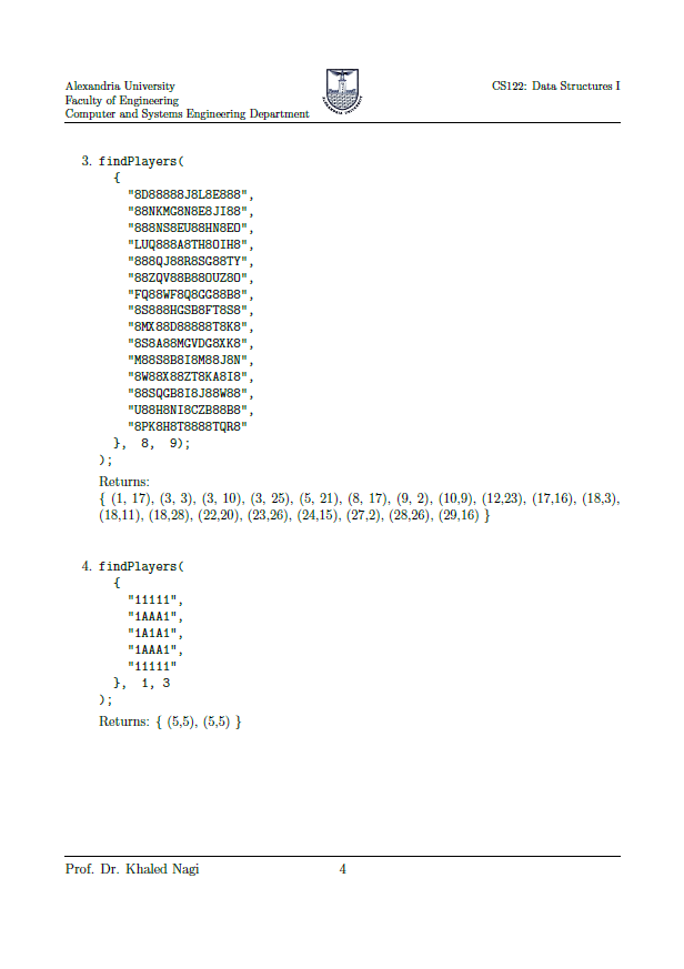 GitHub - AmrMomtaz/IPlayersFinder: Data Structure Assignment 3
