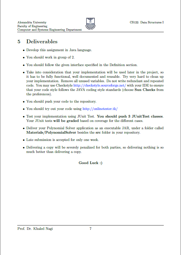 GitHub - AmrMomtaz/ILinkedList: Data Structure Assignment 4