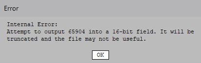 Improvement for Internal Error: Add the list with the names of the truncated Lookups · Issue ...