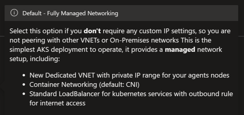 Bug Default Networking Mode Not Compatible With Azure Cni Overlay