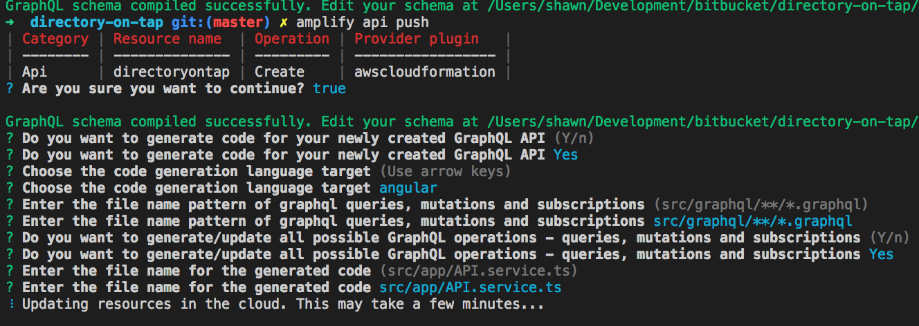 Could not find the AppSync API when pushing GraphQL API · Issue #499 · aws-amplify/amplify-cli ...