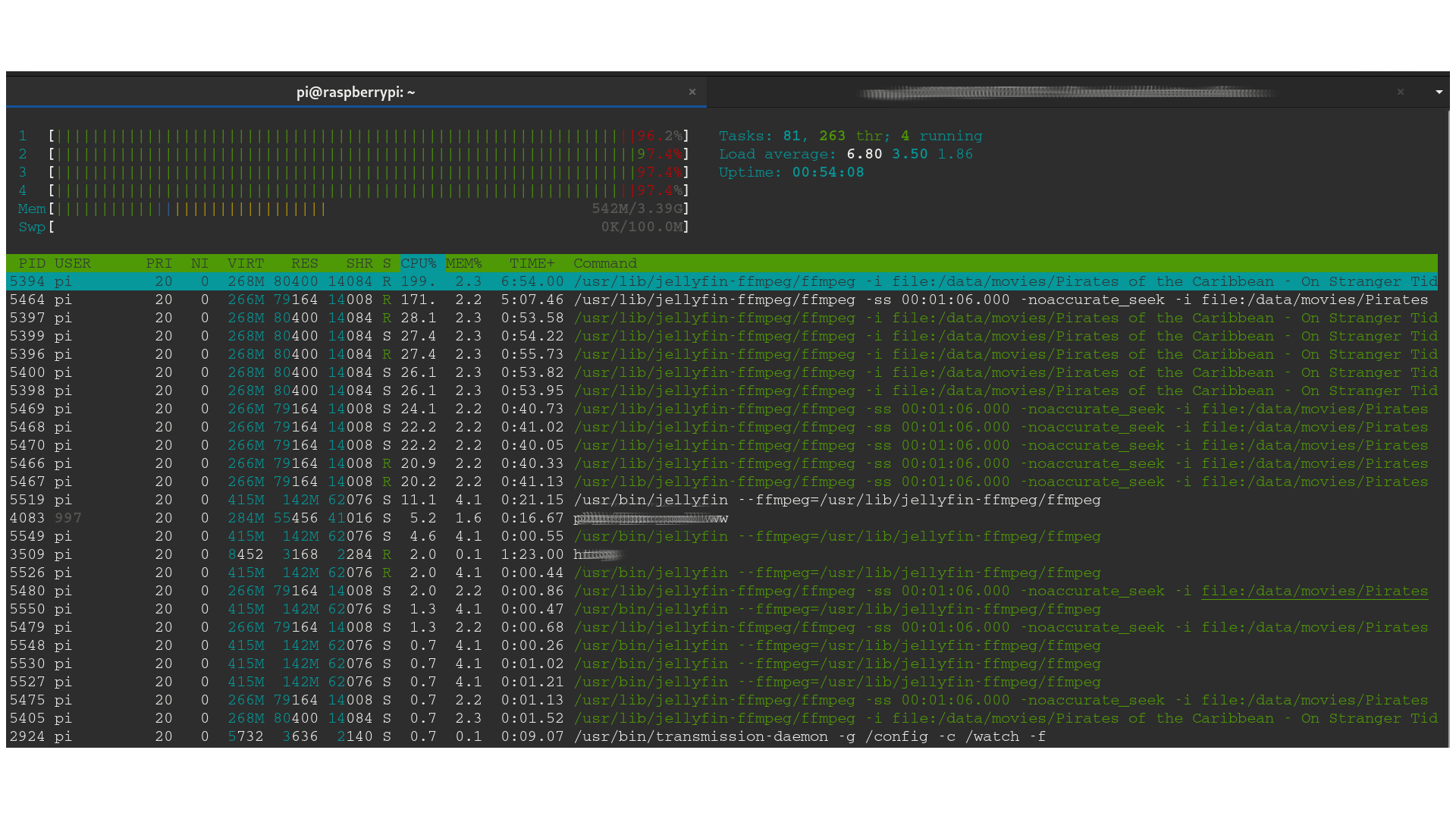 After Stop Playback Video The Ffmpeg Thread Still Running And Using High Cpu Perference