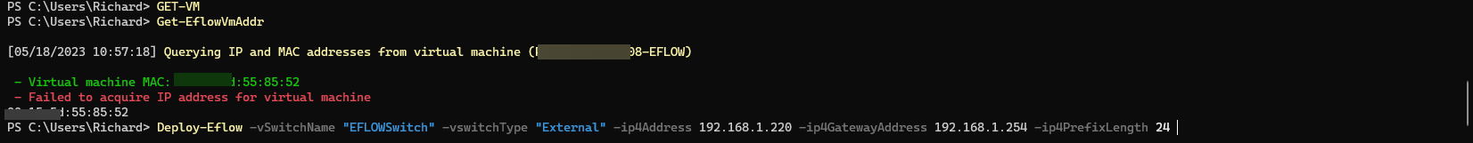 Connect-EFlowVM / too many authentication failures / edge case for SSH / Solution Found · Issue ...