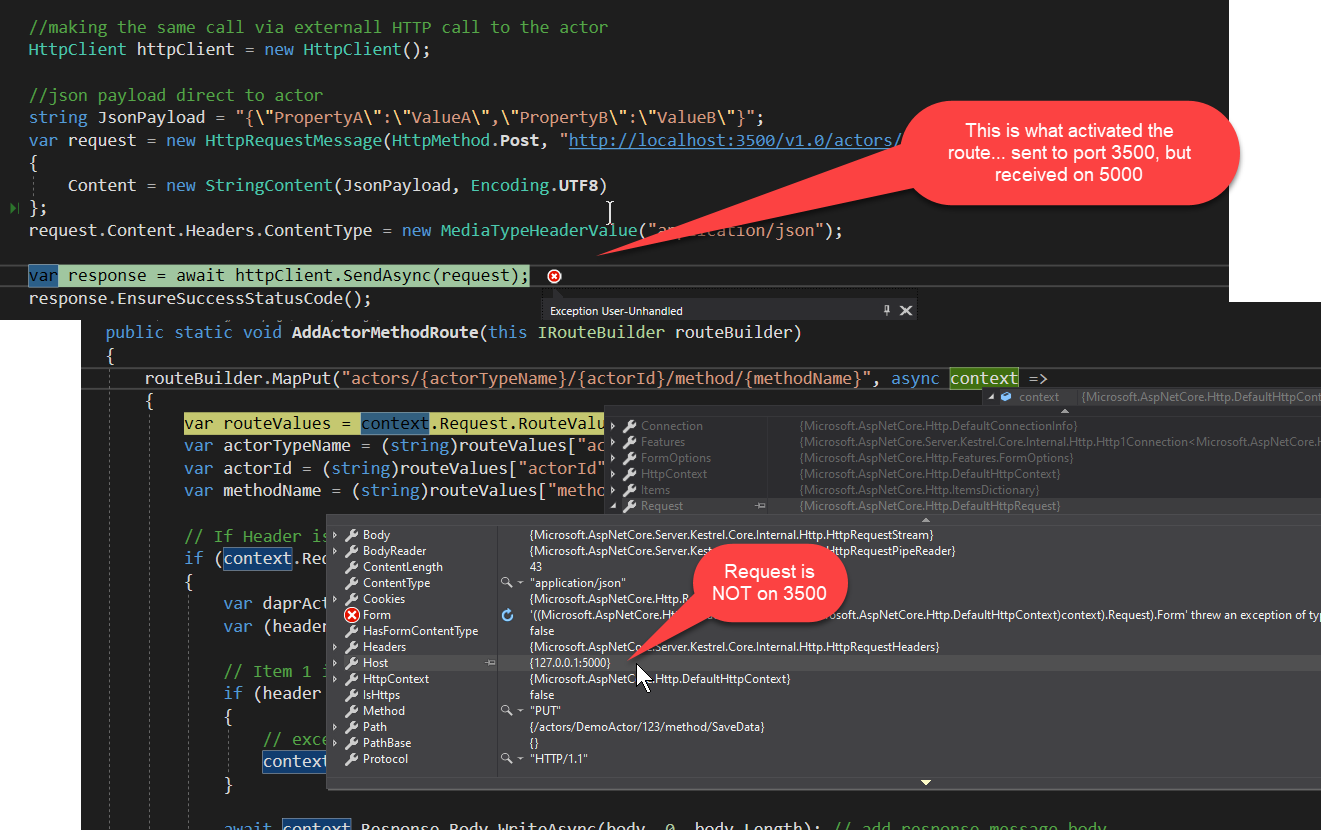 Actor Invocation over HTTP does NOT invoke middleware · Issue #294 · dapr/dotnet-sdk · GitHub