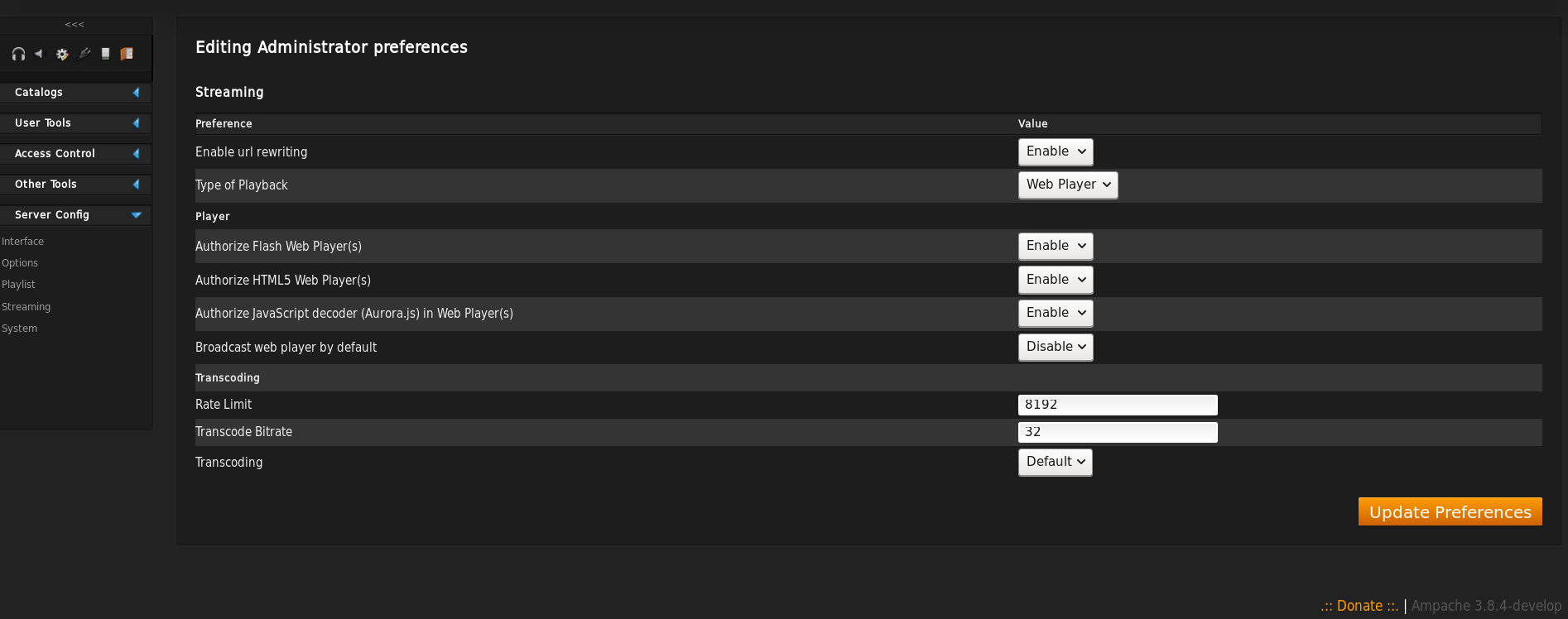 Subsonic (Airsonic) server remote issue · Issue #1621 · ampache/ampache · GitHub