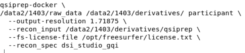 Problems specifying arguments to Docker wrapper for reconstruction ...