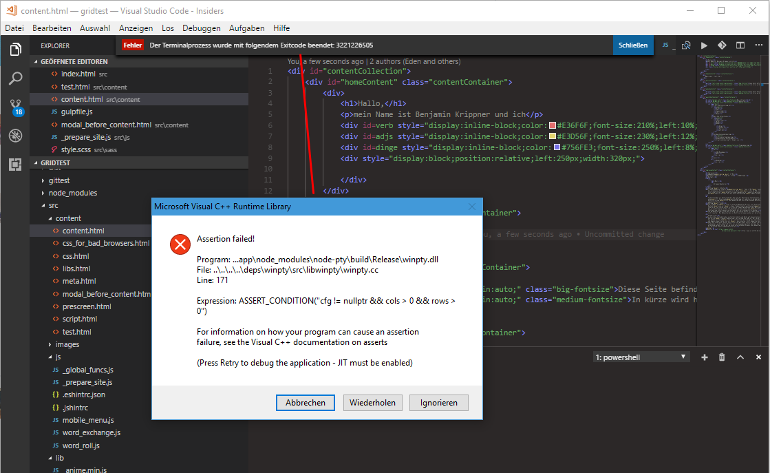 Terminal is broken · Issue #34563 · microsoft/vscode · GitHub