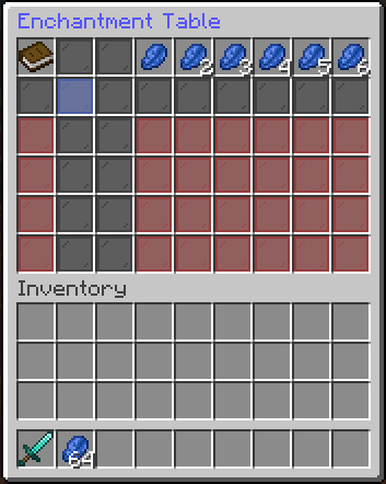 Enchantment table GUI - Could not pass event InventoryClickEvent ...