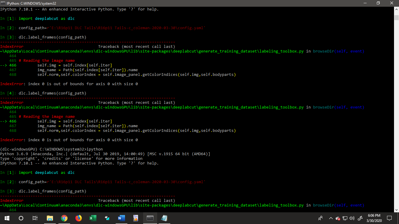 Issue with labeling frames · Issue #538 · DeepLabCut/DeepLabCut · GitHub