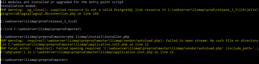 Lizmap 3.3.5 installation error · Issue #1603 · 3liz/lizmap-web-client · GitHub
