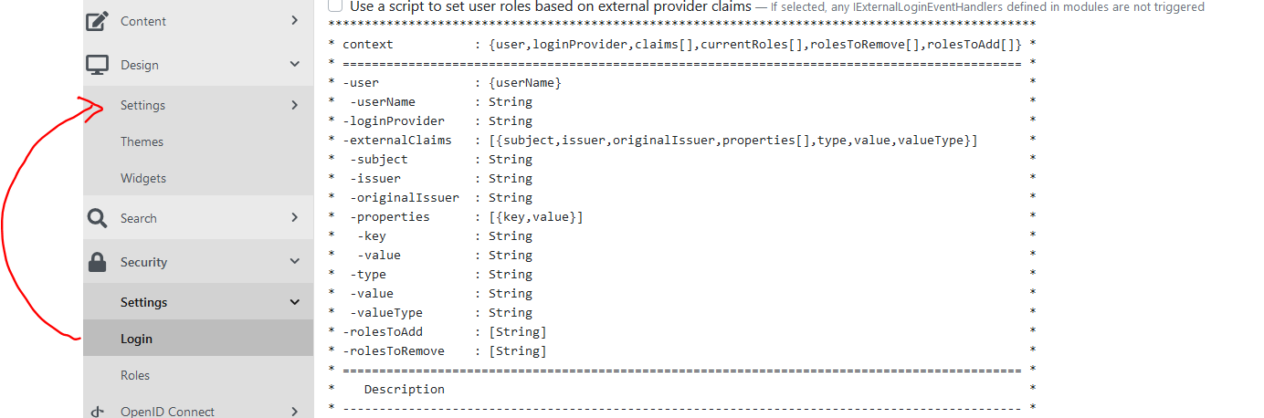 Suggestion to move Login settings to Design menu · Issue #5998 · OrchardCMS/OrchardCore · GitHub