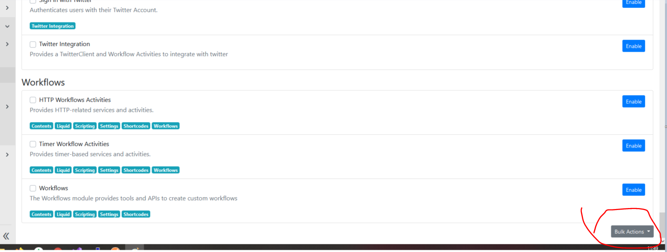 Recommendation UX Improvement in Features sections / Admin · Issue #6724 · OrchardCMS ...