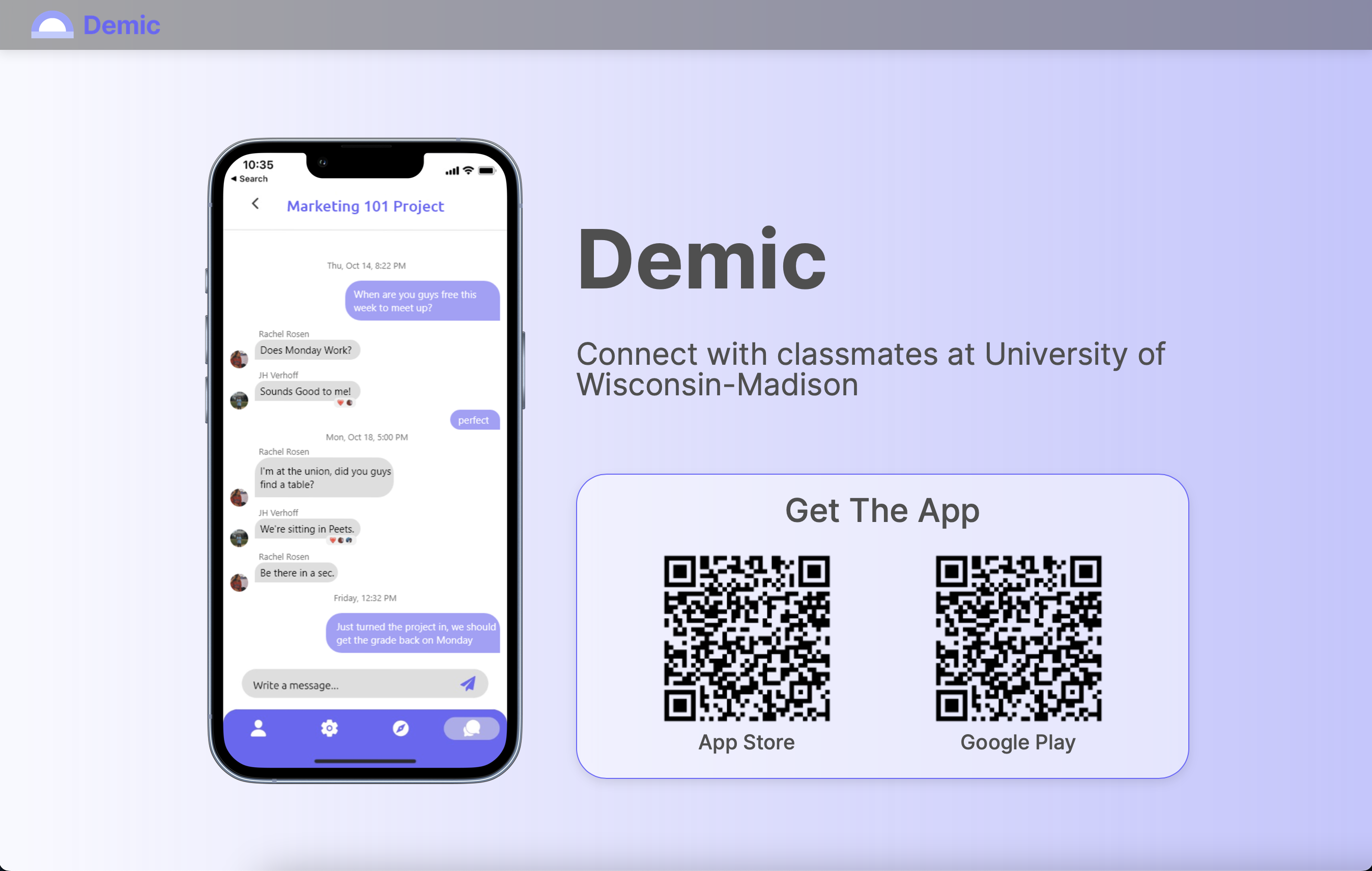 GitHub - gdong6/demic-web
